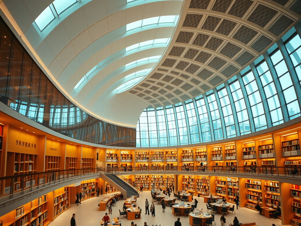 Visiting the Stunning Tianjin Binhai Library in China – China Alludu